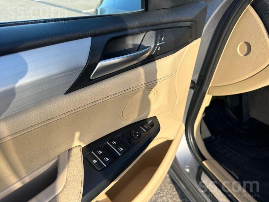 Pelēks BMW X3 2015 Daugavpils, ar dzinēja tilpumu 2.00 L un nobraukumu 242 tūkst. km par 12900 €, foto 20 vietnē AUTOMOTO.COM.LV