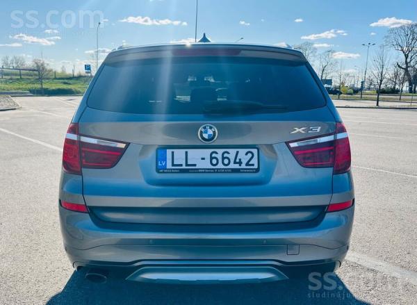 Pelēks BMW X3 2015 Daugavpils, ar dzinēja tilpumu 2.00 L un nobraukumu 242 tūkst. km par 12500 €, foto 2 vietnē AUTOMOTO.COM.LV