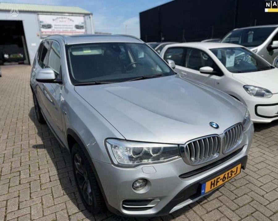 Grey BMW X3 2015 in Kaunas, with an engine capacity of 2.00 L and mileage of 291 thousand km for 9850 €, photo 1 on AUTOMOTO.COM.LV