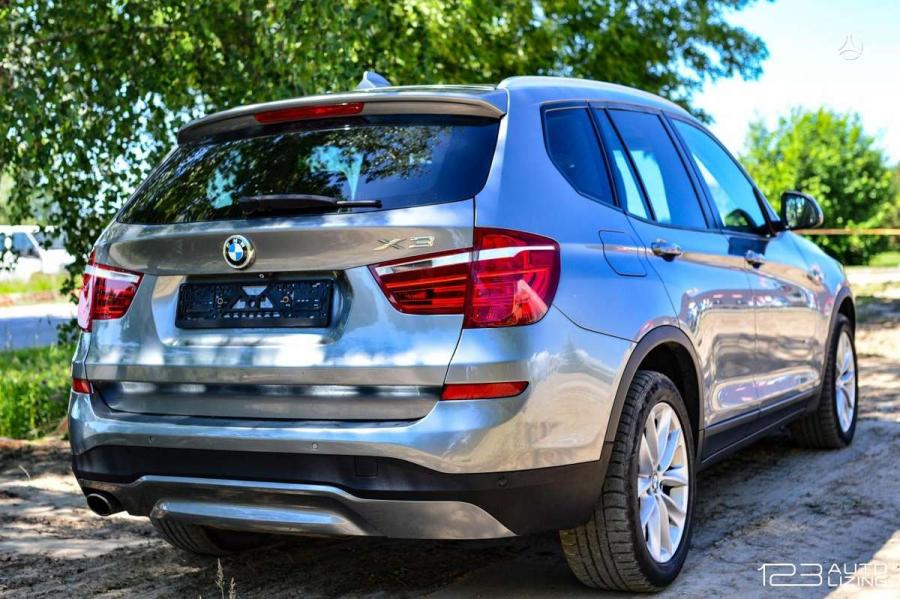 Pelēks BMW X3 2015 Kretinga, ar dzinēja tilpumu 2.00 L un nobraukumu 172 tūkst. km par 13700 €, foto 7 vietnē AUTOMOTO.COM.LV
