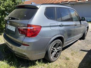 Pelēks BMW X3 2015 Tauragė, ar dzinēja tilpumu 2.99 L un nobraukumu 210 tūkst. km par 10300 €, foto 4 vietnē AUTOMOTO.COM.LV