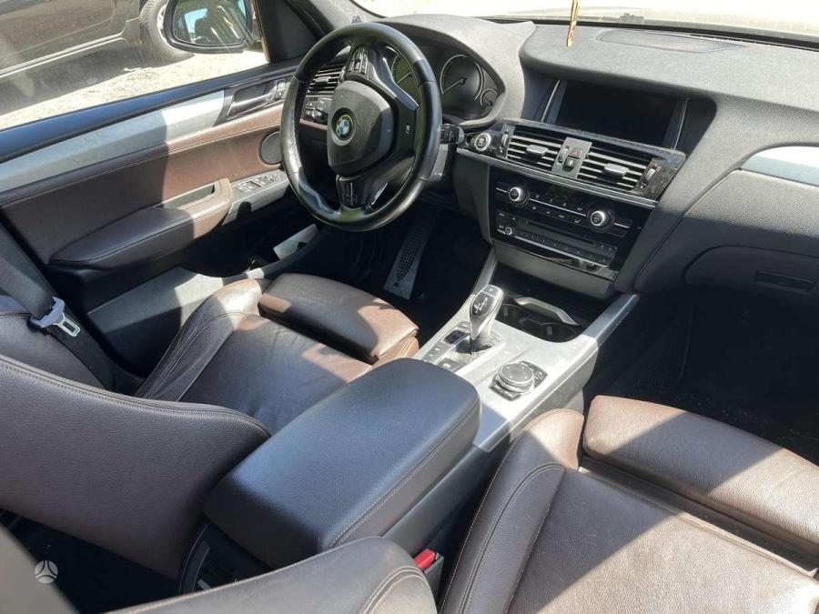 Pelēks BMW X3 2015 Tauragė, ar dzinēja tilpumu 2.99 L un nobraukumu 210 tūkst. km par 10300 €, foto 16 vietnē AUTOMOTO.COM.LV