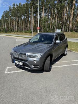 Pelēks BMW X3 2015 Rīga, ar dzinēja tilpumu 3.00 L un nobraukumu 399 tūkst. km par 9990 €, foto  vietnē AUTOMOTO.COM.LV