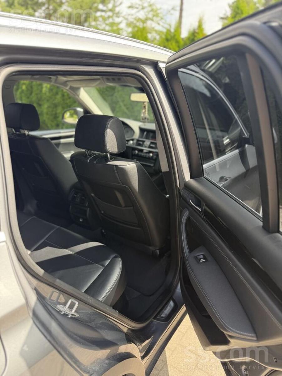 Pelēks BMW X3 2015 Rīga, ar dzinēja tilpumu 3.00 L un nobraukumu 399 tūkst. km par 9990 €, foto 17 vietnē AUTOMOTO.COM.LV