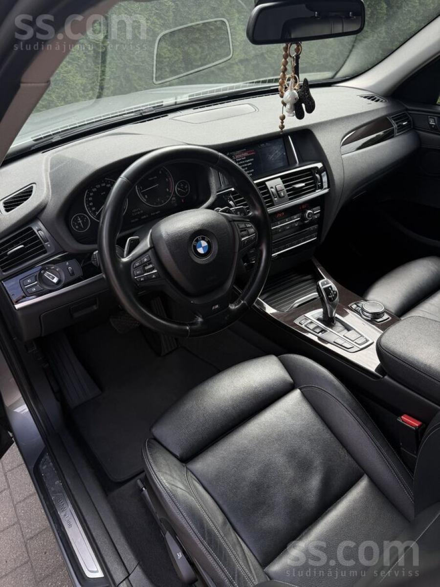 Pelēks BMW X3 2015 Rīga, ar dzinēja tilpumu 3.00 L un nobraukumu 399 tūkst. km par 9990 €, foto 22 vietnē AUTOMOTO.COM.LV