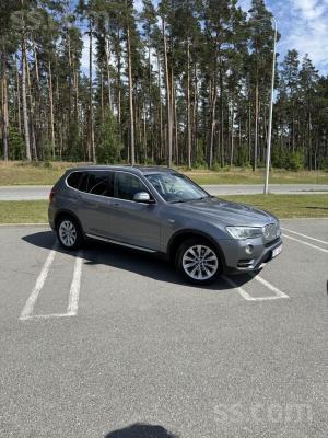 Grey BMW X3 2015 in Riga, with an engine capacity of 3.00 L and mileage of 399 thousand km for 9490 €, photo 5 on AUTOMOTO.COM.LV