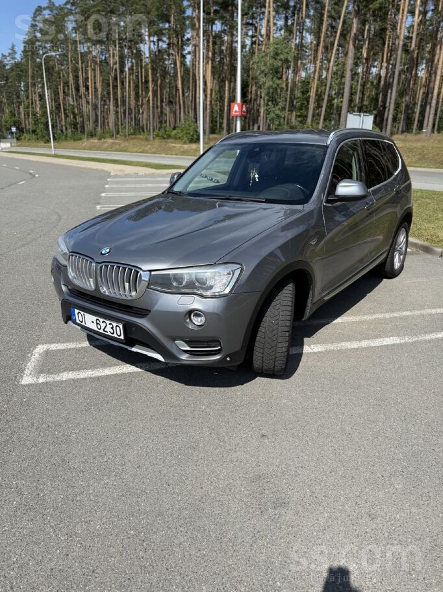 Grey BMW X3 2015 in Riga, with an engine capacity of 3.00 L and mileage of 399 thousand km for 9490 €, photo 6 on AUTOMOTO.COM.LV