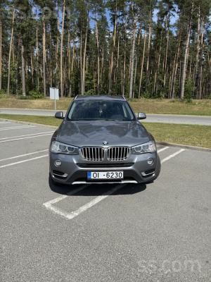 Grey BMW X3 2015 in Riga, with an engine capacity of 3.00 L and mileage of 399 thousand km for 9490 €, photo 7 on AUTOMOTO.COM.LV