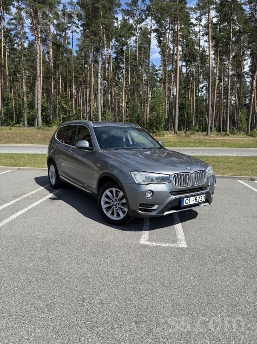 Grey BMW X3 2015 in Riga, with an engine capacity of 3.00 L and mileage of 399 thousand km for 9490 €, photo 14 on AUTOMOTO.COM.LV