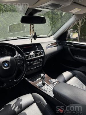 Grey BMW X3 2015 in Riga, with an engine capacity of 3.00 L and mileage of 399 thousand km for 9490 €, photo 16 on AUTOMOTO.COM.LV