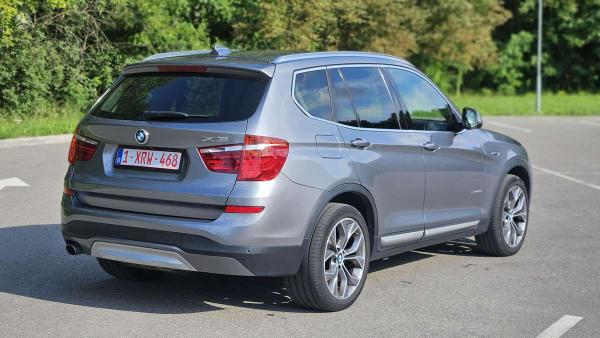 Pelēks BMW X3 2015 Elektrėnai, ar dzinēja tilpumu 2.00 L un nobraukumu 195 tūkst. km par 15900 €, foto 5 vietnē AUTOMOTO.COM.LV