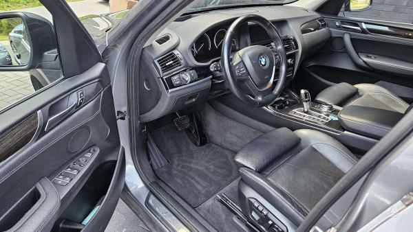 Pelēks BMW X3 2015 Elektrėnai, ar dzinēja tilpumu 2.00 L un nobraukumu 195 tūkst. km par 15900 €, foto 9 vietnē AUTOMOTO.COM.LV