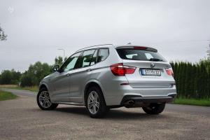 Grey BMW X3 2015 in Elektrenai, with an engine capacity of 2.00 L and mileage of 211 thousand km for 14750 €, photo 5 on AUTOMOTO.COM.LV