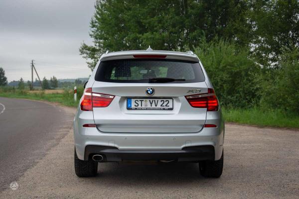 Pelēks BMW X3 2015 Elektrėnai, ar dzinēja tilpumu 2.00 L un nobraukumu 211 tūkst. km par 14750 €, foto 5 vietnē AUTOMOTO.COM.LV