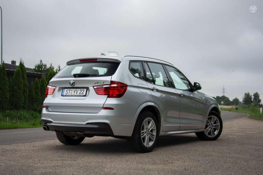Grey BMW X3 2015 in Elektrenai, with an engine capacity of 2.00 L and mileage of 211 thousand km for 14750 €, photo 7 on AUTOMOTO.COM.LV