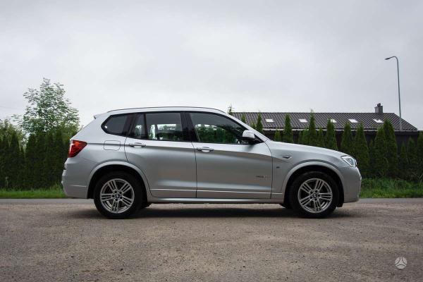 Pelēks BMW X3 2015 Elektrėnai, ar dzinēja tilpumu 2.00 L un nobraukumu 211 tūkst. km par 14750 €, foto 7 vietnē AUTOMOTO.COM.LV