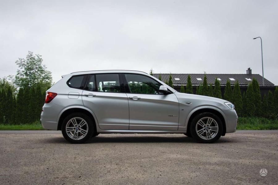 Grey BMW X3 2015 in Elektrenai, with an engine capacity of 2.00 L and mileage of 211 thousand km for 14750 €, photo 8 on AUTOMOTO.COM.LV