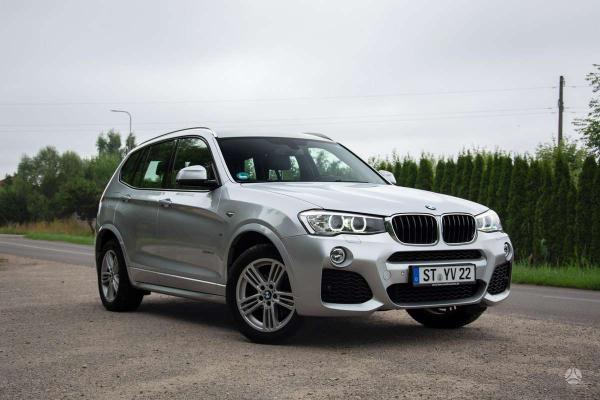 Pelēks BMW X3 2015 Elektrėnai, ar dzinēja tilpumu 2.00 L un nobraukumu 211 tūkst. km par 14750 €, foto 8 vietnē AUTOMOTO.COM.LV