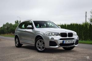 Grey BMW X3 2015 in Elektrenai, with an engine capacity of 2.00 L and mileage of 211 thousand km for 14750 €, photo 9 on AUTOMOTO.COM.LV