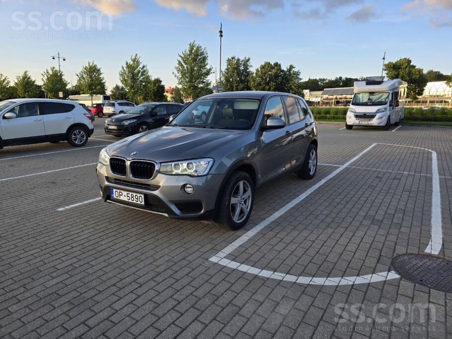 Pelēks BMW X3 2015 Rīga, ar dzinēja tilpumu 3.00 L un nobraukumu 328 tūkst. km par 14950 €, foto 1 vietnē AUTOMOTO.COM.LV