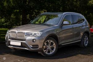Grey BMW X3 2015 in Vilnius, with an engine capacity of 2.00 L and mileage of 234 thousand km for 13200 €, photo  on AUTOMOTO.COM.LV