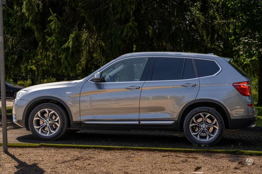 Pelēks BMW X3 2015 Viļņa, ar dzinēja tilpumu 2.00 L un nobraukumu 234 tūkst. km par 13200 €, foto 5 vietnē AUTOMOTO.COM.LV