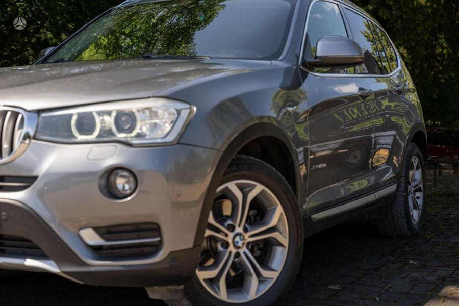 Pelēks BMW X3 2015 Viļņa, ar dzinēja tilpumu 2.00 L un nobraukumu 234 tūkst. km par 13200 €, foto 9 vietnē AUTOMOTO.COM.LV