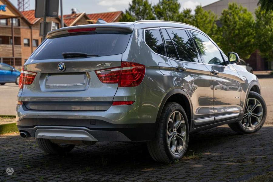 Pelēks BMW X3 2015 Viļņa, ar dzinēja tilpumu 2.00 L un nobraukumu 234 tūkst. km par 13200 €, foto 13 vietnē AUTOMOTO.COM.LV