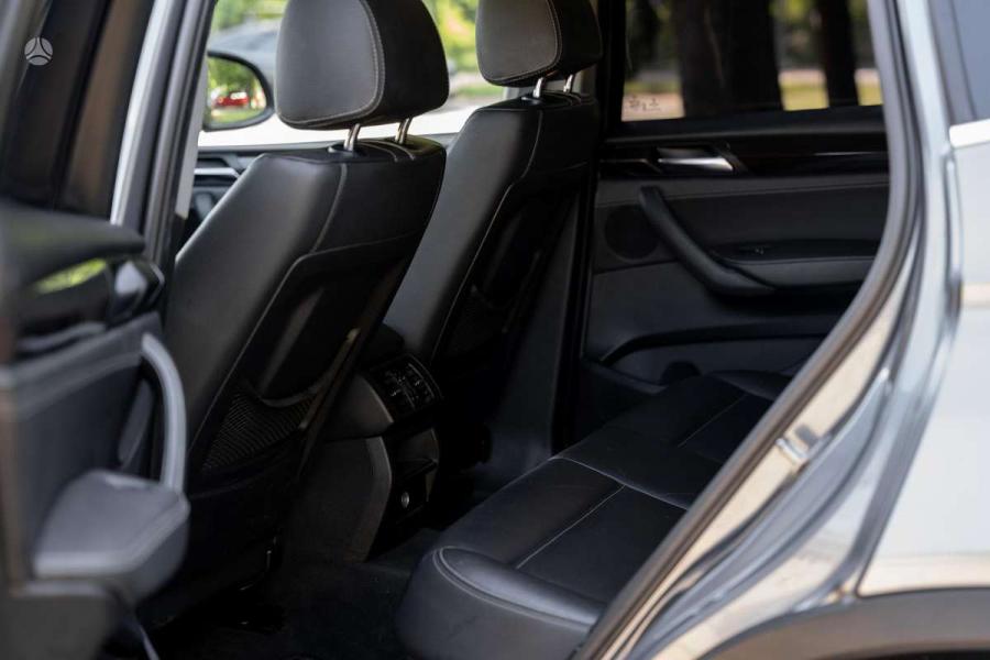 Pelēks BMW X3 2015 Viļņa, ar dzinēja tilpumu 2.00 L un nobraukumu 234 tūkst. km par 13200 €, foto 20 vietnē AUTOMOTO.COM.LV