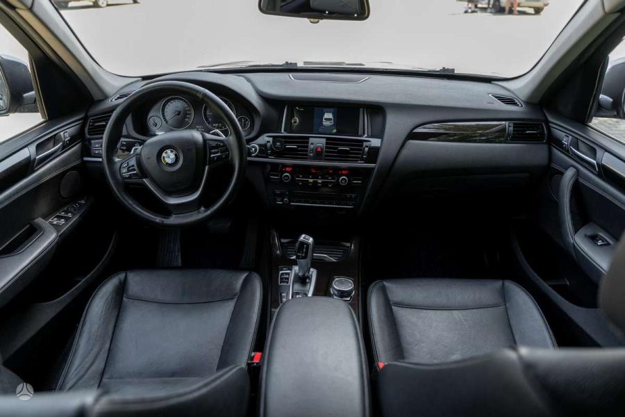Pelēks BMW X3 2015 Viļņa, ar dzinēja tilpumu 2.00 L un nobraukumu 234 tūkst. km par 13200 €, foto 23 vietnē AUTOMOTO.COM.LV