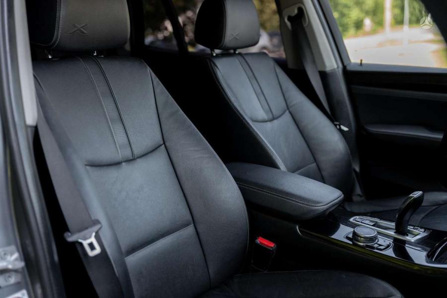 Pelēks BMW X3 2015 Viļņa, ar dzinēja tilpumu 2.00 L un nobraukumu 234 tūkst. km par 13200 €, foto 33 vietnē AUTOMOTO.COM.LV