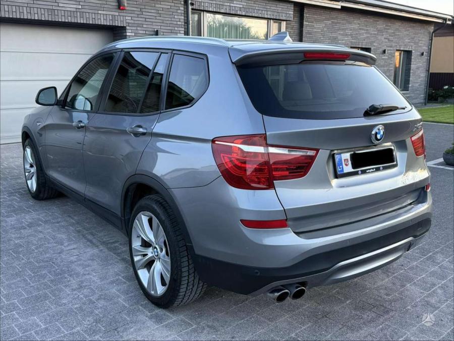 Grey BMW X3 2015 in Kaunas, with an engine capacity of 2.00 L and mileage of 265 thousand km for 9500 €, photo 4 on AUTOMOTO.COM.LV