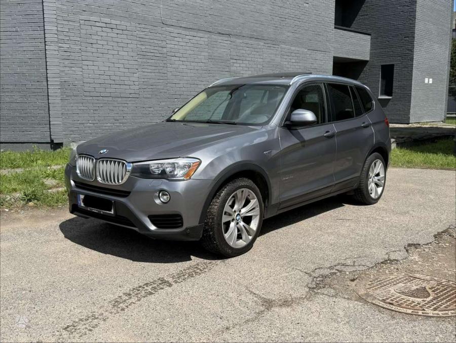 Grey BMW X3 2015 in Kaunas, with an engine capacity of 2.00 L and mileage of 265 thousand km for 9500 €, photo 11 on AUTOMOTO.COM.LV