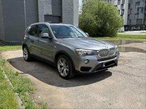 Grey BMW X3 2015 in Kaunas, with an engine capacity of 2.00 L and mileage of 265 thousand km for 9500 €, photo 13 on AUTOMOTO.COM.LV