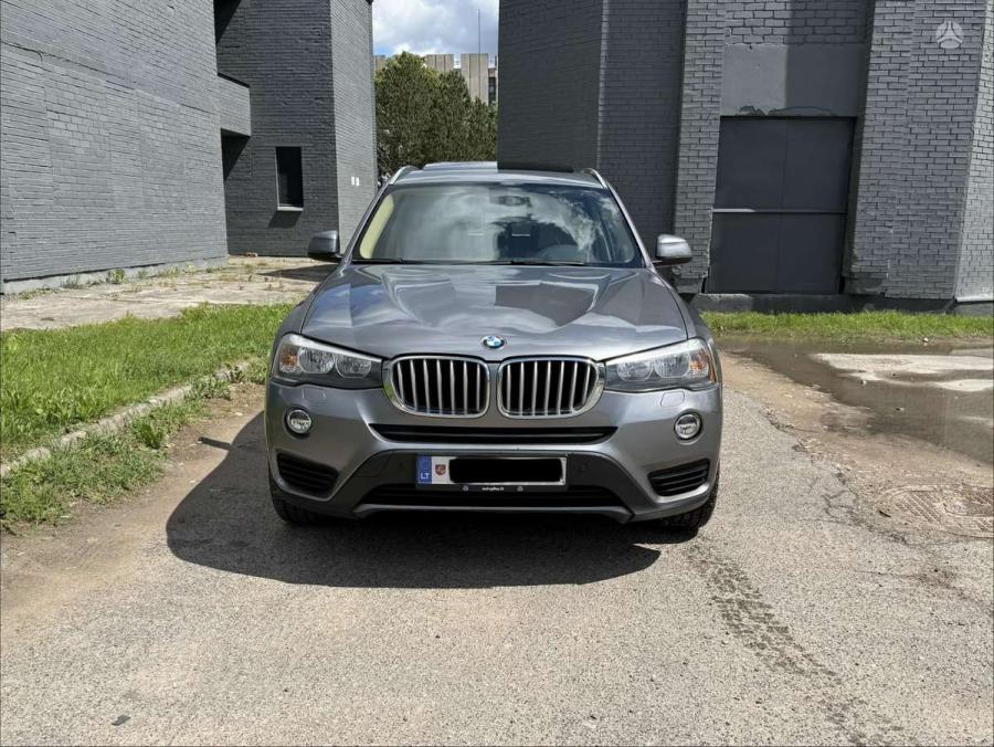 Grey BMW X3 2015 in Kaunas, with an engine capacity of 2.00 L and mileage of 265 thousand km for 9500 €, photo 14 on AUTOMOTO.COM.LV