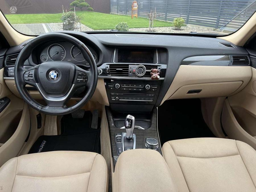 Grey BMW X3 2015 in Kaunas, with an engine capacity of 2.00 L and mileage of 265 thousand km for 9500 €, photo 15 on AUTOMOTO.COM.LV