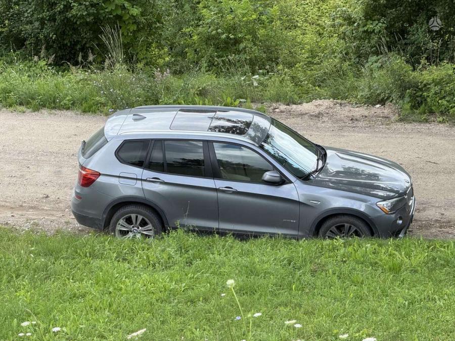 Grey BMW X3 2015 in Kaunas, with an engine capacity of 2.00 L and mileage of 265 thousand km for 9500 €, photo 19 on AUTOMOTO.COM.LV
