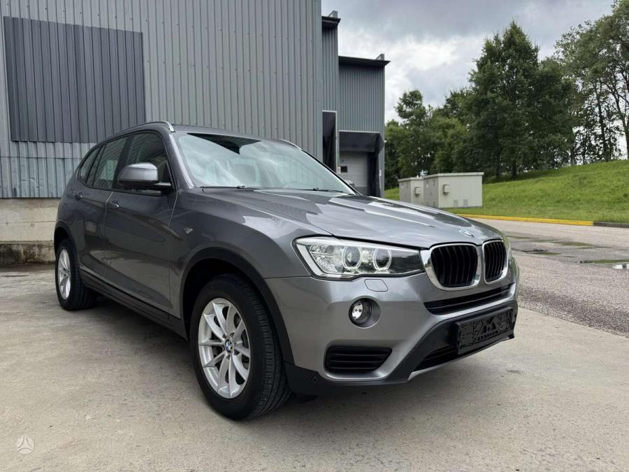 Pelēks BMW X3 2015 Alīta, ar dzinēja tilpumu 2.00 L un nobraukumu 222 tūkst. km par 11950 €, foto 3 vietnē AUTOMOTO.COM.LV