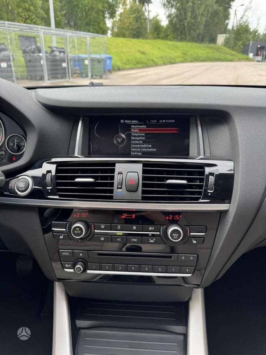 Pelēks BMW X3 2015 Alīta, ar dzinēja tilpumu 2.00 L un nobraukumu 222 tūkst. km par 11950 €, foto 14 vietnē AUTOMOTO.COM.LV