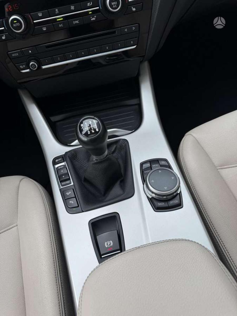 Pelēks BMW X3 2015 Alīta, ar dzinēja tilpumu 2.00 L un nobraukumu 222 tūkst. km par 11950 €, foto 16 vietnē AUTOMOTO.COM.LV