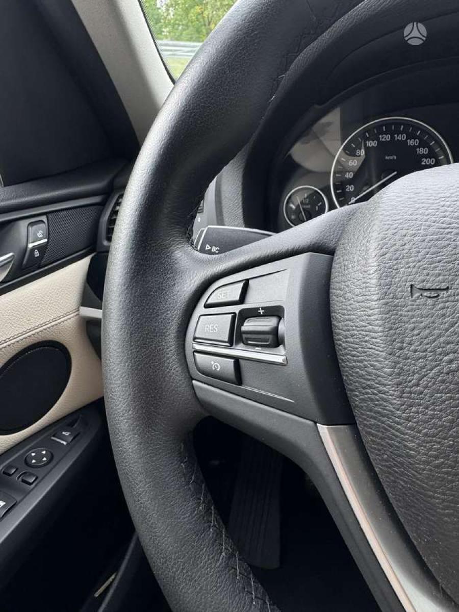 Pelēks BMW X3 2015 Alīta, ar dzinēja tilpumu 2.00 L un nobraukumu 222 tūkst. km par 11950 €, foto 17 vietnē AUTOMOTO.COM.LV