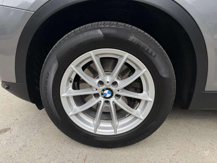 Pelēks BMW X3 2015 Alīta, ar dzinēja tilpumu 2.00 L un nobraukumu 222 tūkst. km par 11950 €, foto 27 vietnē AUTOMOTO.COM.LV