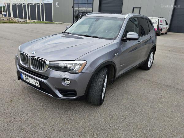 Grey BMW X3 2015 in Klaipeda, with an engine capacity of 2.00 L and mileage of 138 thousand km for 13200 €, photo 1 on AUTOMOTO.COM.LV