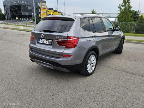 Grey BMW X3 2015 in Klaipeda, with an engine capacity of 2.00 L and mileage of 138 thousand km for 13200 €, photo 5 on AUTOMOTO.COM.LV