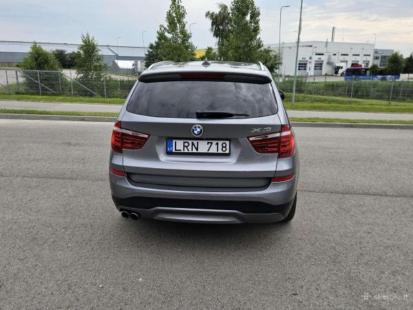 Grey BMW X3 2015 in Klaipeda, with an engine capacity of 2.00 L and mileage of 138 thousand km for 13200 €, photo 6 on AUTOMOTO.COM.LV