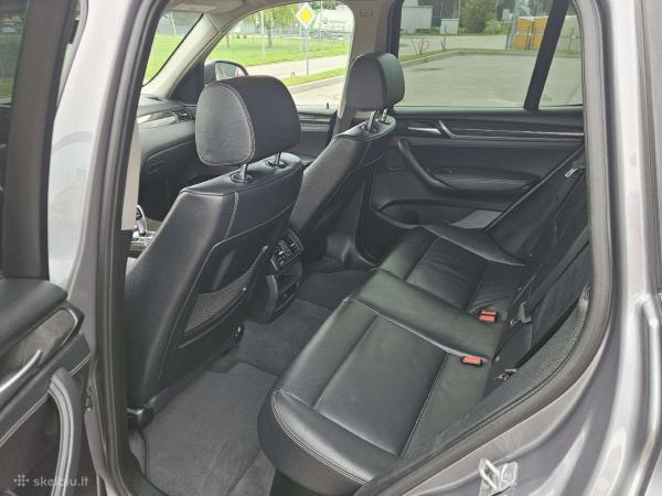 Grey BMW X3 2015 in Klaipeda, with an engine capacity of 2.00 L and mileage of 138 thousand km for 13200 €, photo 9 on AUTOMOTO.COM.LV