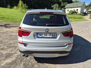 Grey BMW X3 2015 in Vilnius, with an engine capacity of 2.00 L and mileage of 161 thousand km for 10750 €, photo 6 on AUTOMOTO.COM.LV