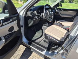Grey BMW X3 2015 in Vilnius, with an engine capacity of 2.00 L and mileage of 161 thousand km for 10750 €, photo 11 on AUTOMOTO.COM.LV
