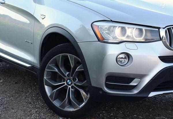 Pelēks BMW X3 2015 Kretinga, ar dzinēja tilpumu 2.00 L un nobraukumu 213 tūkst. km par 12999 €, foto 4 vietnē AUTOMOTO.COM.LV