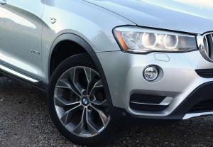 Grey BMW X3 2015 in Kretinga, with an engine capacity of 2.00 L and mileage of 213 thousand km for 12999 €, photo 4 on AUTOMOTO.COM.LV